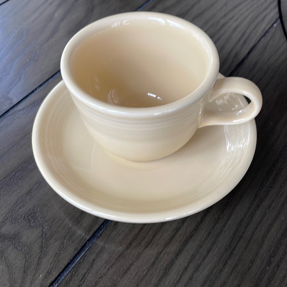 Fiesta | Dining | Fiesta Cream Cup Saucer Set | Poshmark